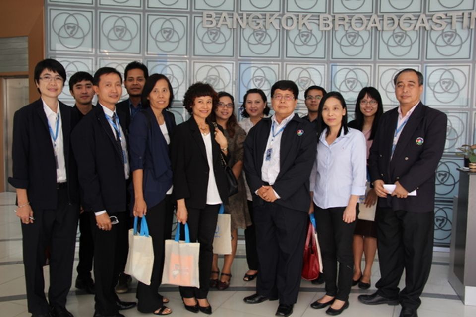 ข่าว“ช่อง 7 สี” เปิดบ้านต้อนรับคณะเจ้าหน้าที่ MCOT ACADEMY